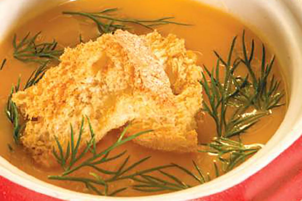 Receita de Sopa de tomate com croutons • Gertal